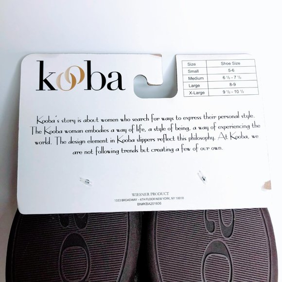 Kooba | Shoes | Kooba Terry Cloth Cross Front House Slippers New | Poshmark